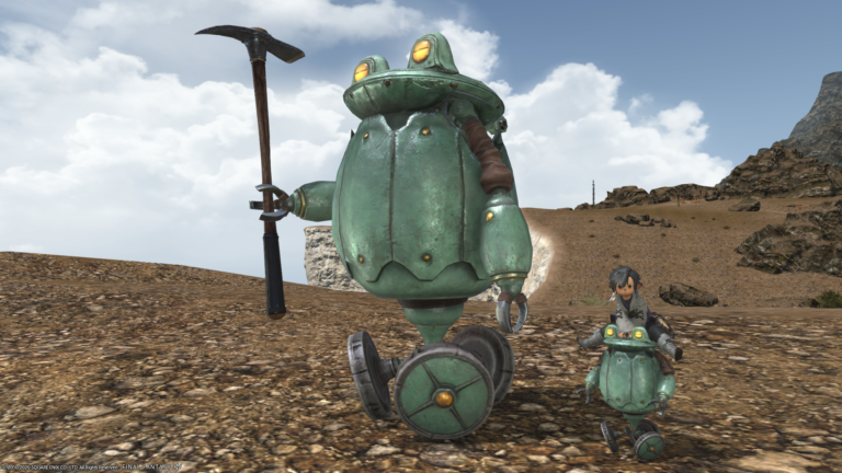 A little cute frog Robo mount “Ironfrog Mover” | 【FF14】Norirow Note ...