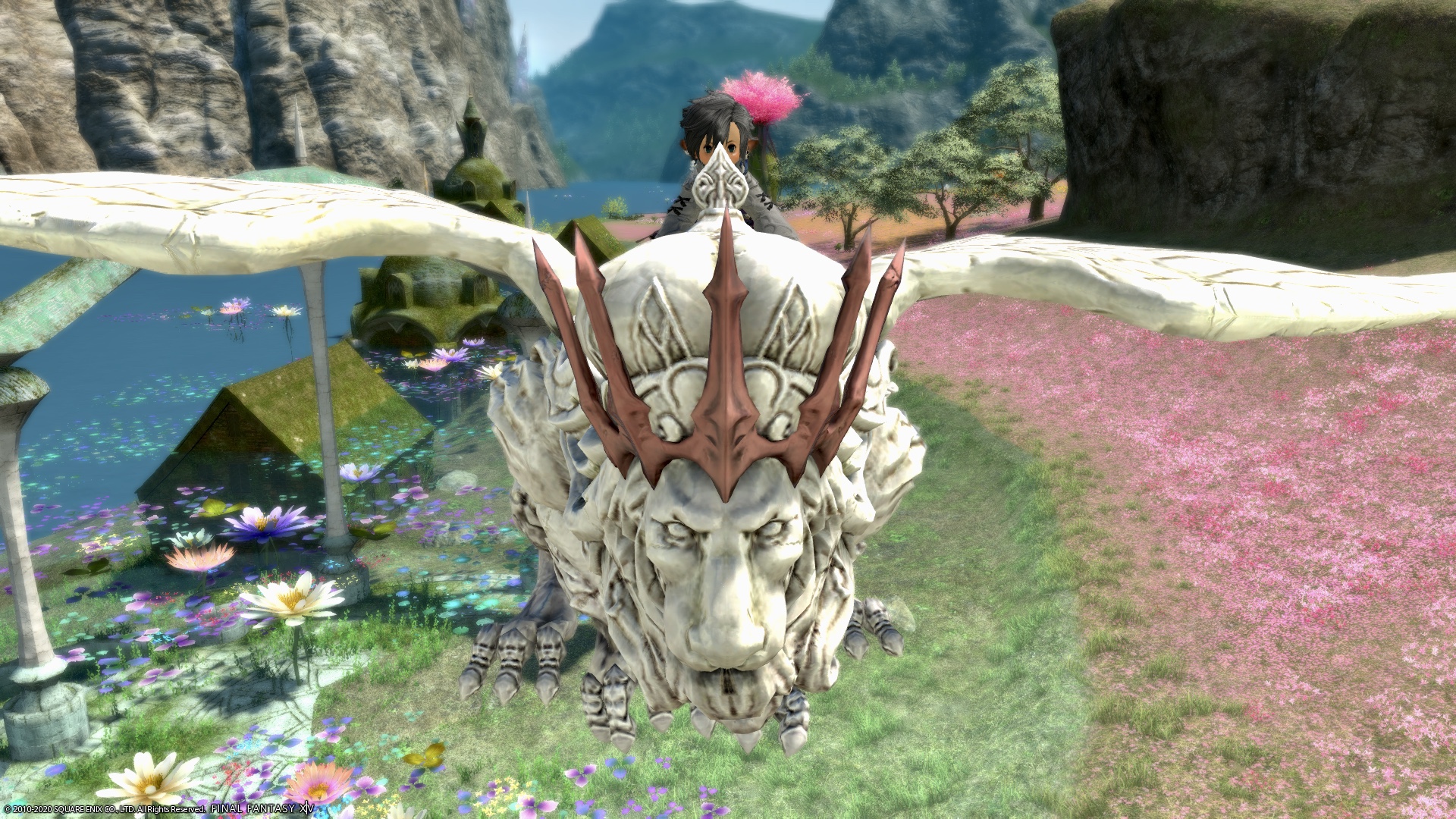 【FF14】Stone statue lion? Shadowbringers mob hunt mount "Forgiven Reticence"