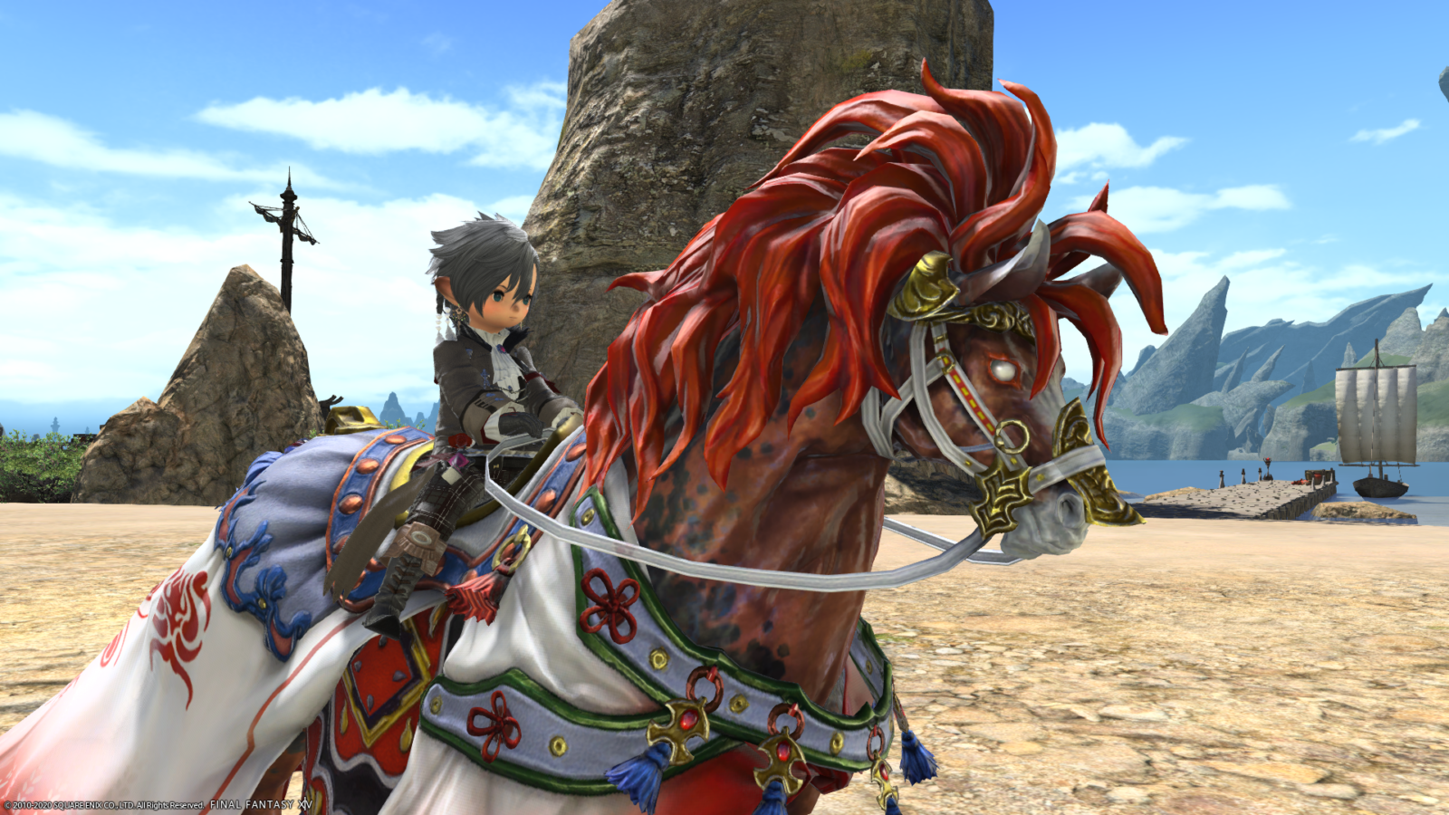 “Red Hare”, which has a red hair color and mounts quickly like a rabbit ...