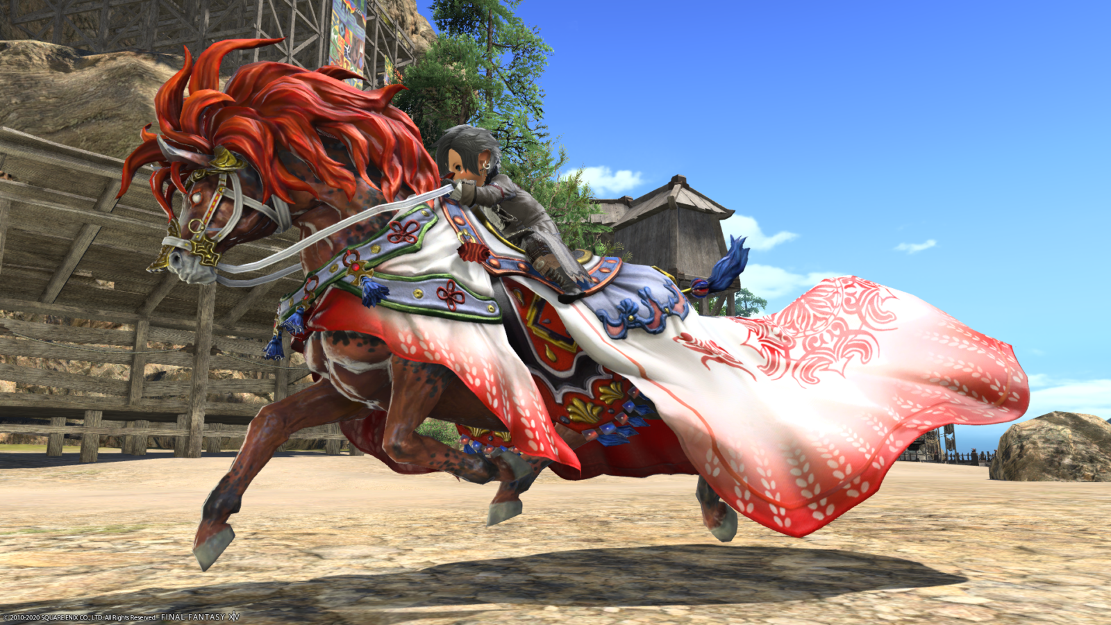 “Red Hare”, which has a red hair color and mounts quickly like a rabbit ...