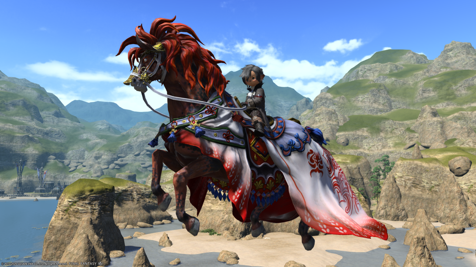 “Red Hare”, which has a red hair color and mounts quickly like a rabbit ...