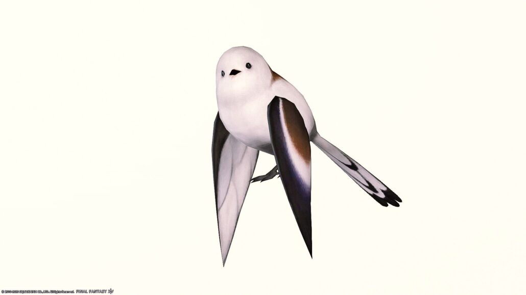 A lovely little bird minion “Silver Dasher” | Norirow Note Eorzean ...
