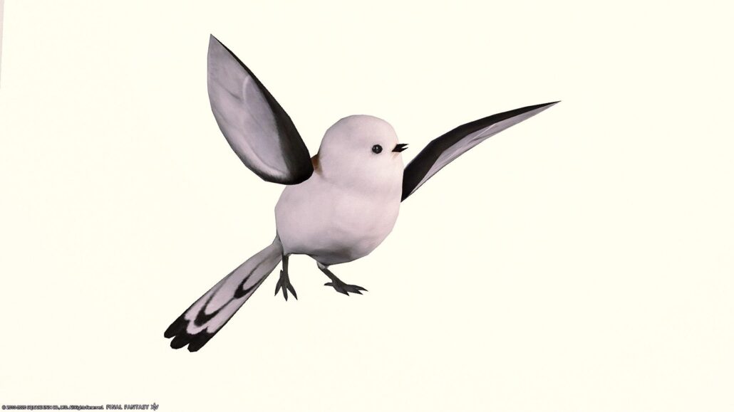 A lovely little bird minion “Silver Dasher” | Norirow Note Eorzean ...