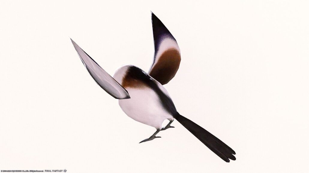 A lovely little bird minion “Silver Dasher” | Norirow Note Eorzean ...