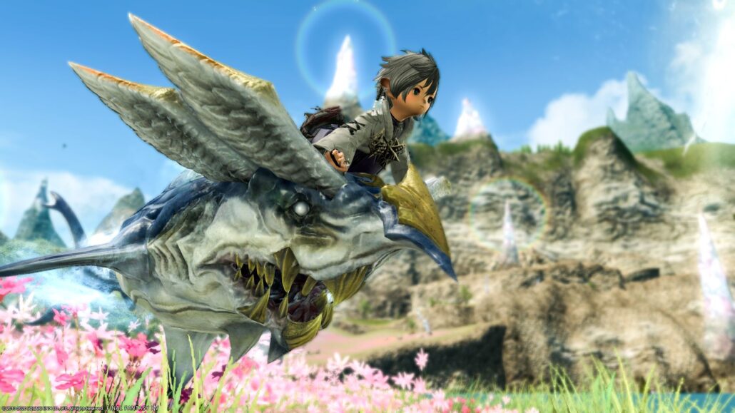 Hybodus, a flying fish mount with a slightly scary face for ocean ...