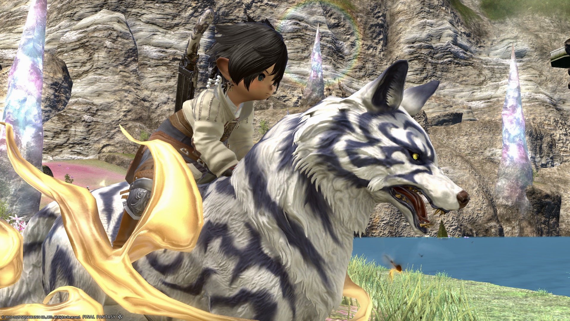 Yellow Flame Dog God, The Jade Stoa (Extreme) Mount “Auspicious Kamuy ...