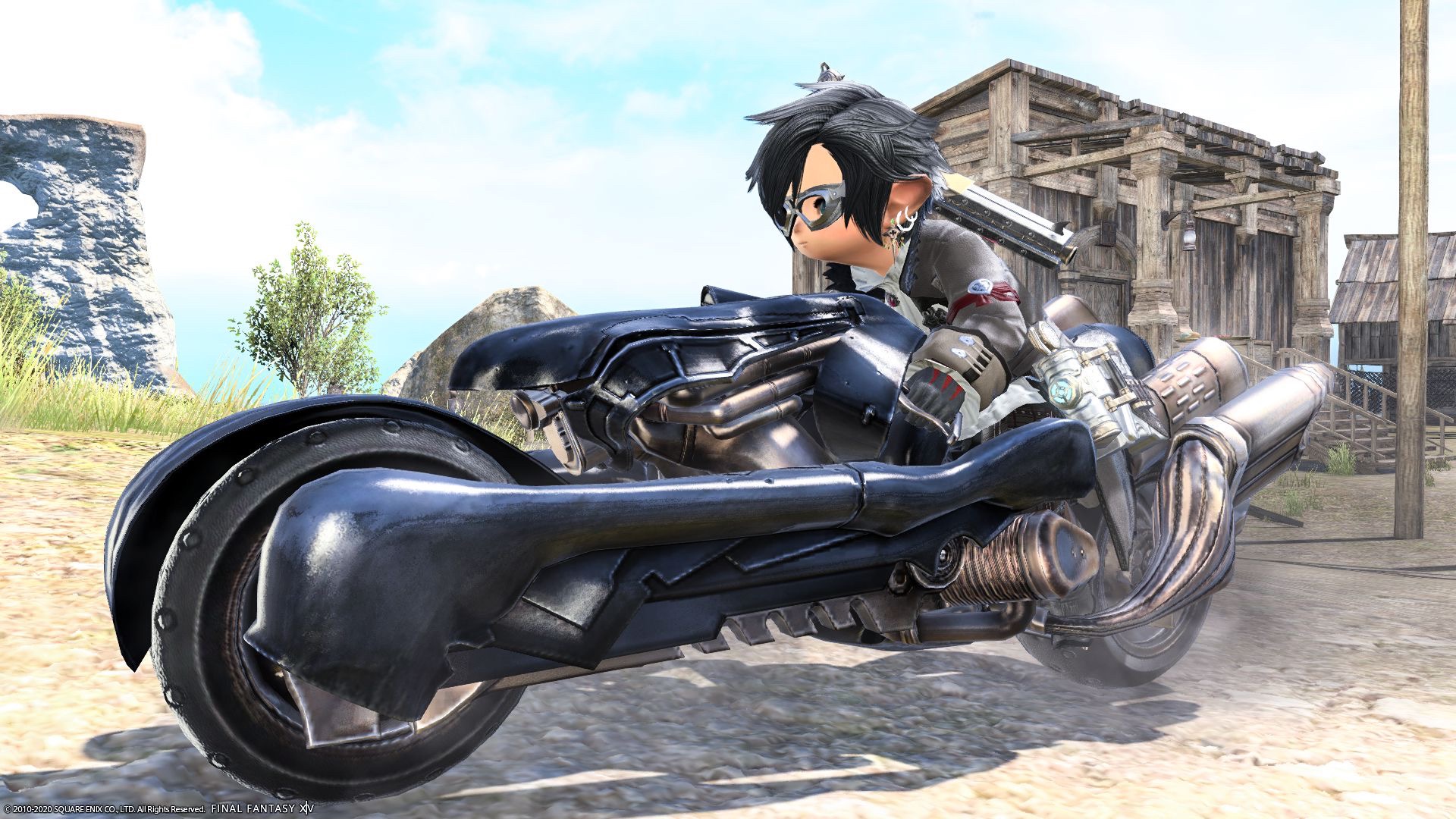 “SDS Fenrir” Fast-moving FF7 Cloud bike | Norirow Note エオルゼア冒険記 in FF14