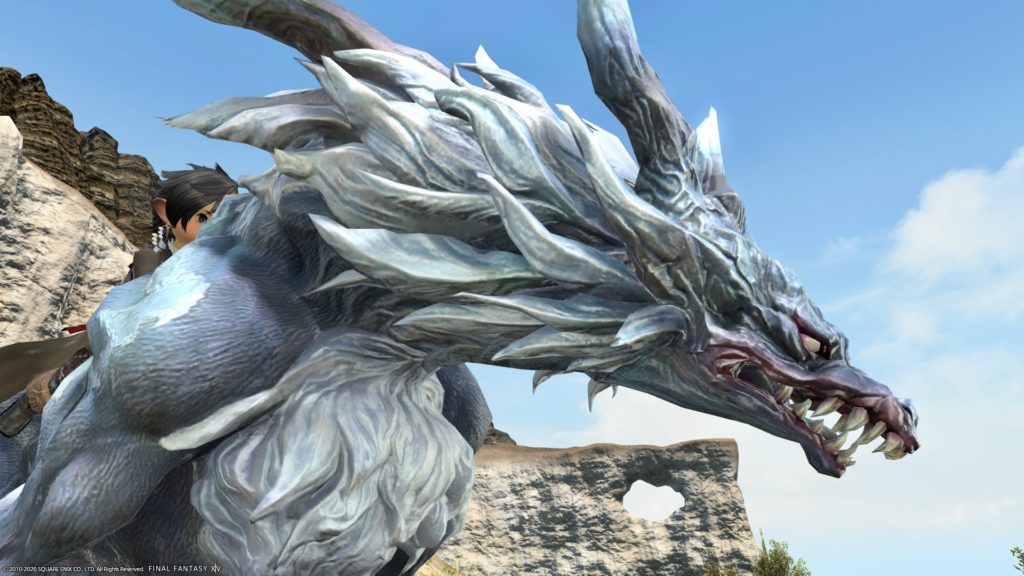 Gold Saucer Mount · Legendary Ice Beast · Moon Wolf “Fenrir” | 【FF14 ...