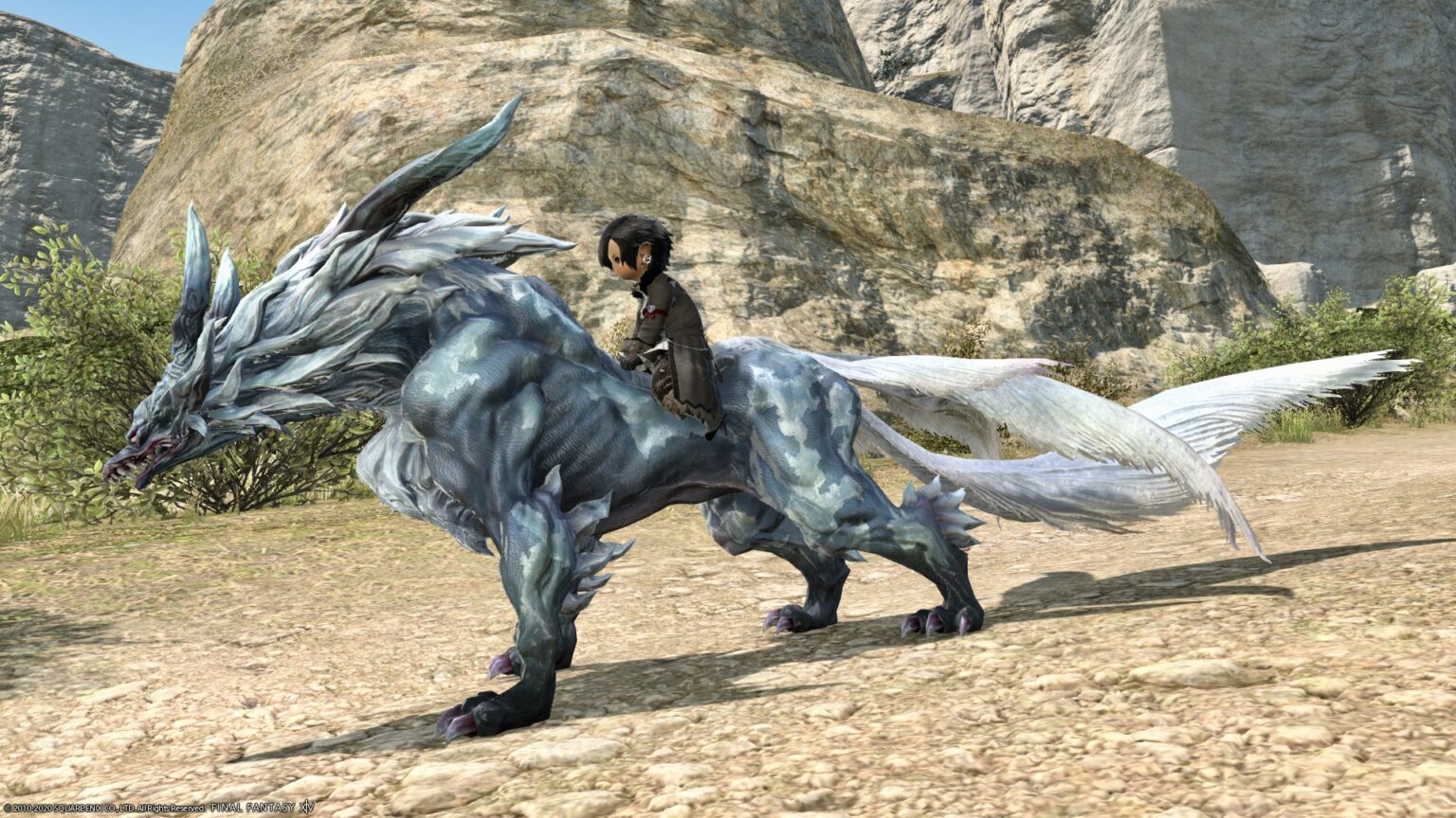 ゴールドソーサーマウント・伝説の氷の幻獣・月狼『フェンリル』 | 【FF14 Blog】Norirow Note