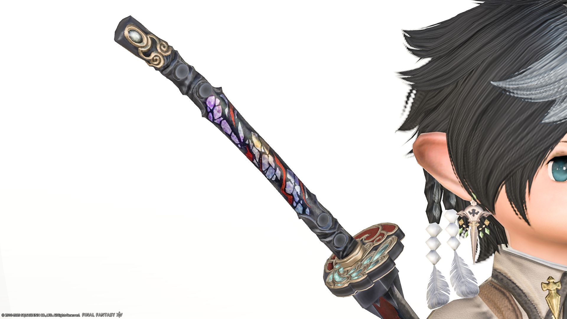 Dark knight’s precious Japanese sword “Odenta Kai” Fashionable long ...