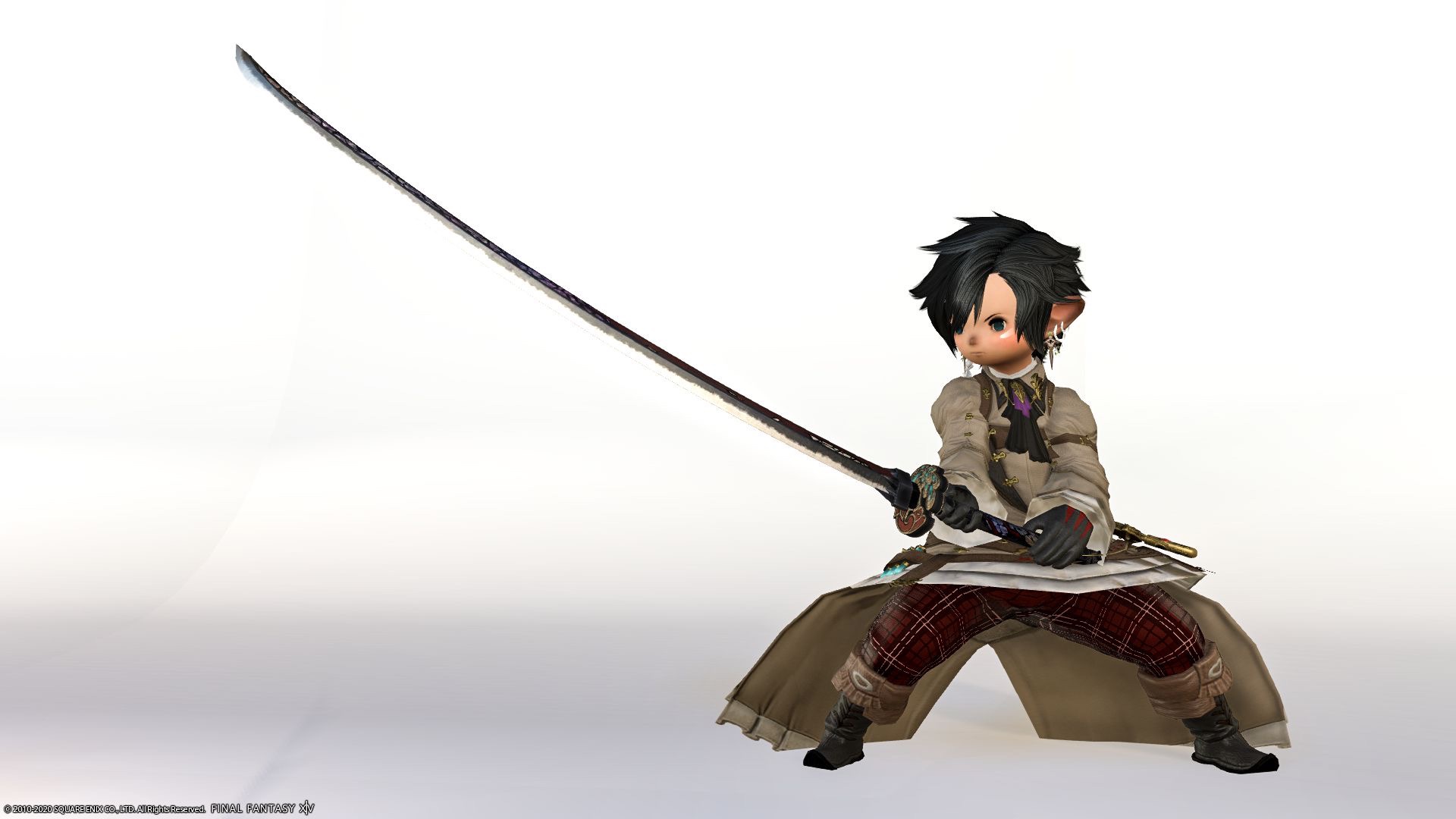 Dark knight’s precious Japanese sword “Odenta Kai” Fashionable long ...