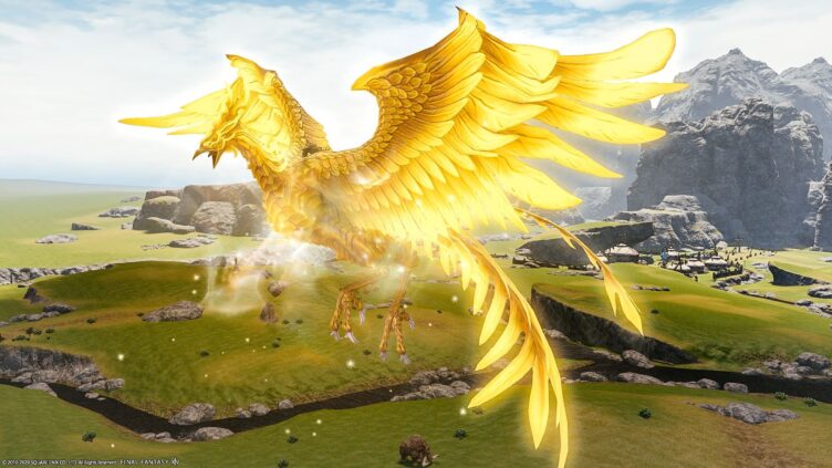Heavensward’s Extreme Barbarian “Bird” Complete Mount・Golden Phoenix ...