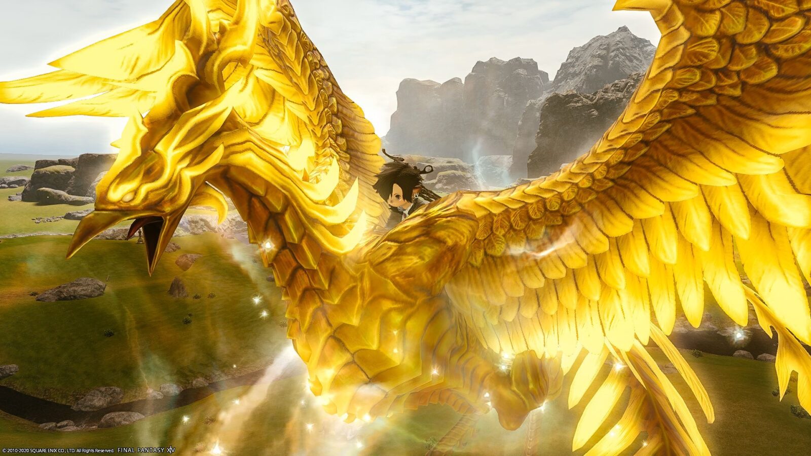 Heavensward’s Extreme Barbarian “Bird” Complete Mount・Golden Phoenix ...