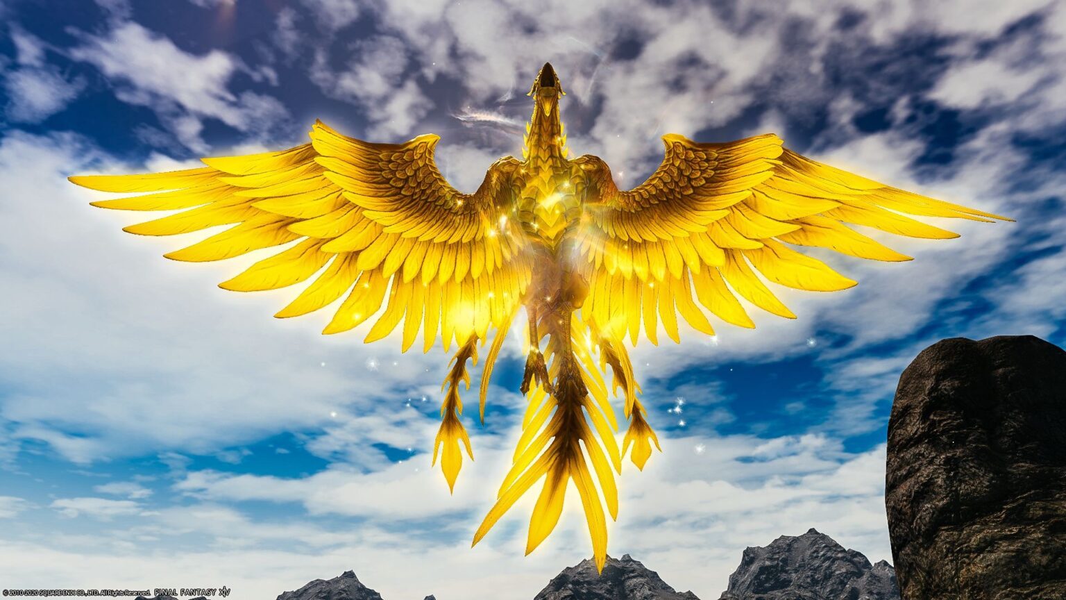 Heavensward’s Extreme Barbarian “Bird” Complete Mount・Golden Phoenix ...