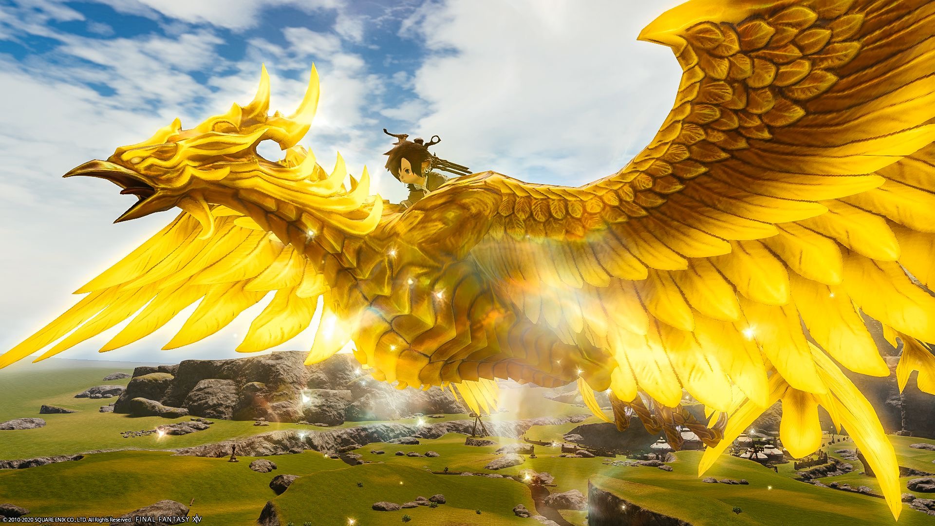 Heavensward’s Extreme Barbarian “Bird” Complete Mount・Golden Phoenix ...