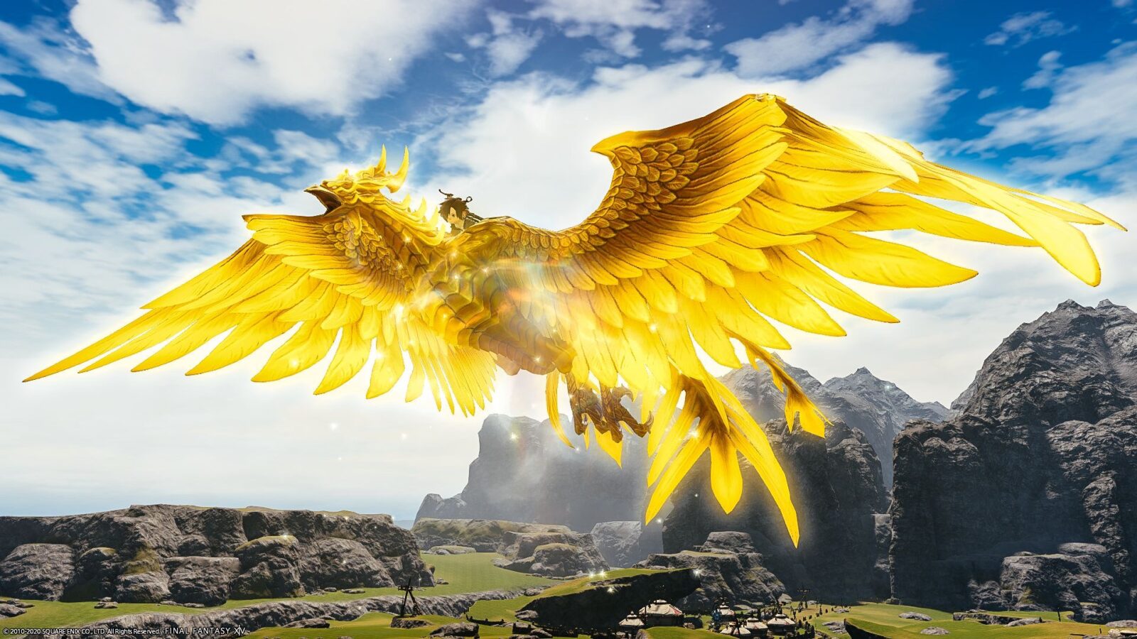 Heavensward’s Extreme Barbarian “Bird” Complete Mount・Golden Phoenix ...