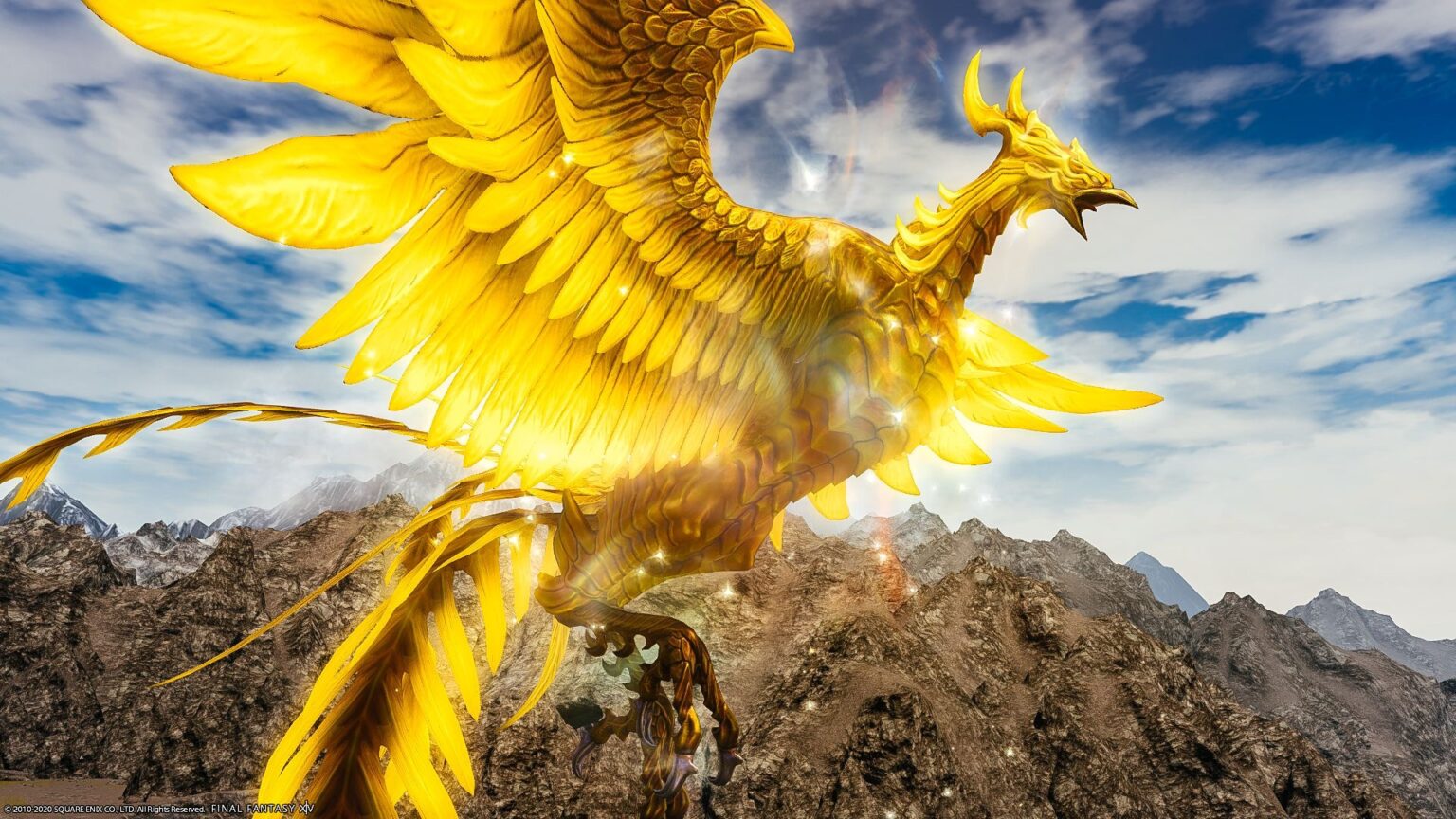 Heavensward’s Extreme Barbarian “Bird” Complete Mount・Golden Phoenix ...