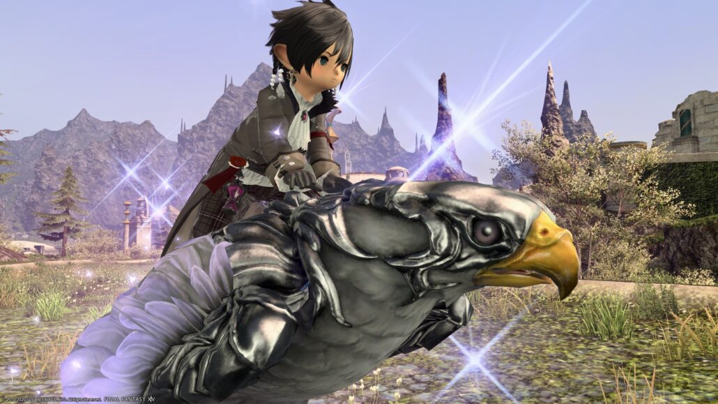 Purple shining bird mount The Minstrel’s Ballad: Thordan’s Reign “Round ...