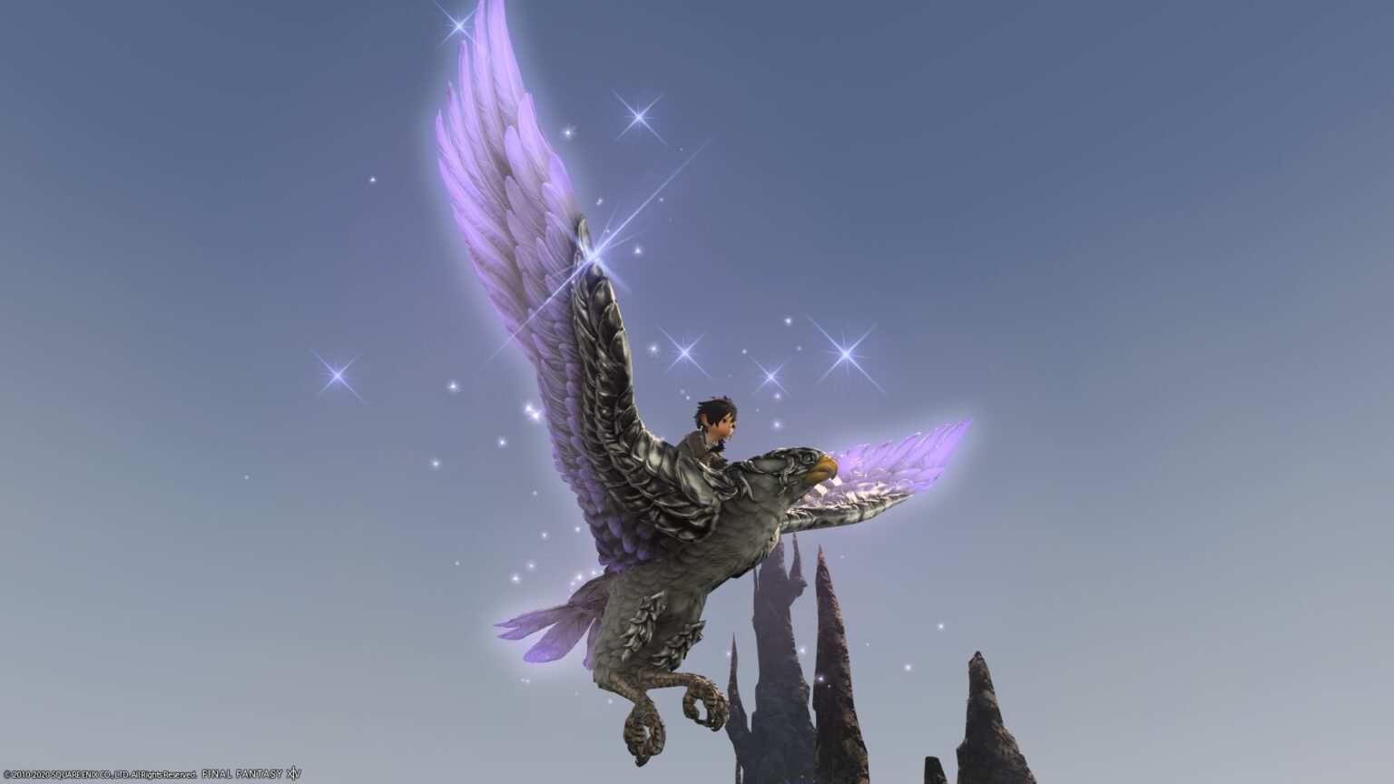 Purple shining bird mount The Minstrel’s Ballad: Thordan’s Reign “Round ...