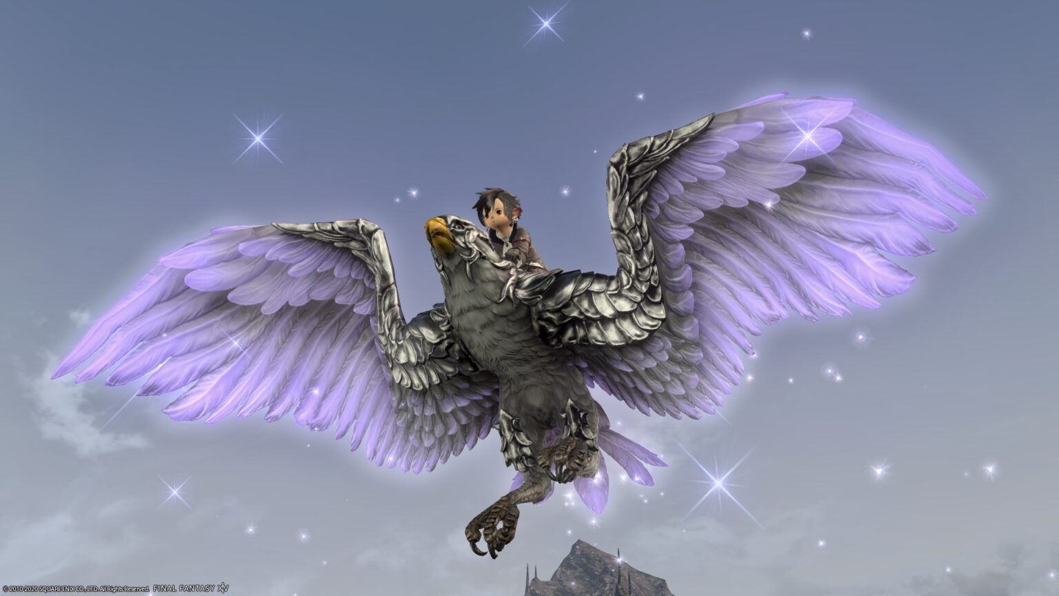 Purple shining bird mount The Minstrel’s Ballad: Thordan’s Reign “Round ...