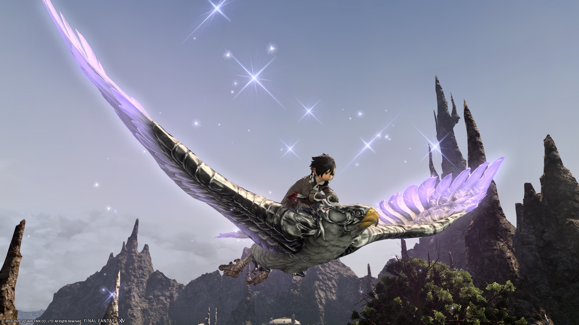 Purple shining bird mount The Minstrel’s Ballad: Thordan’s Reign “Round ...