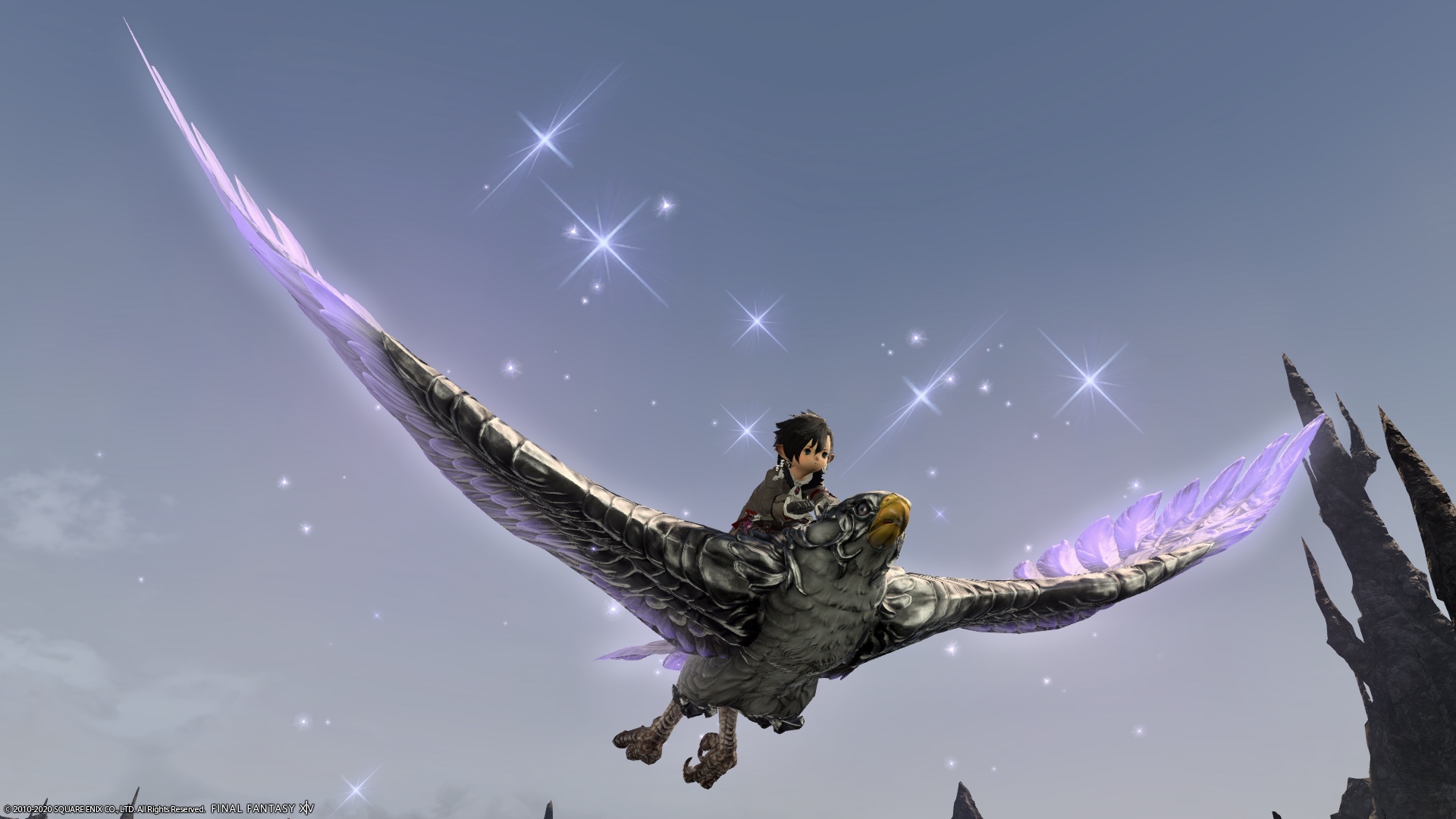 Purple shining bird mount The Minstrel’s Ballad: Thordan’s Reign “Round ...