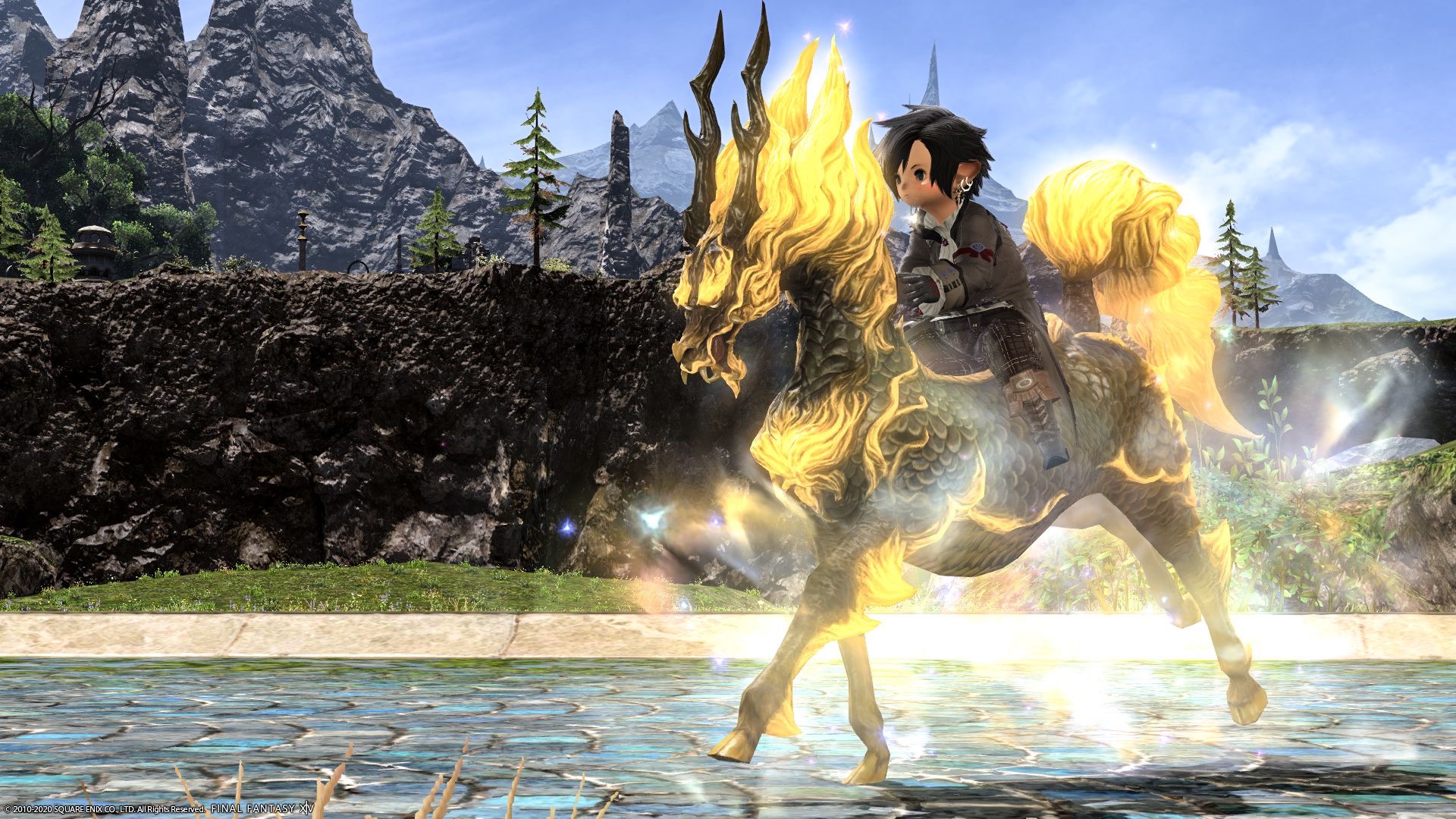 “Kirin” is a mount that you can get after completing “A Realm Reborn ...