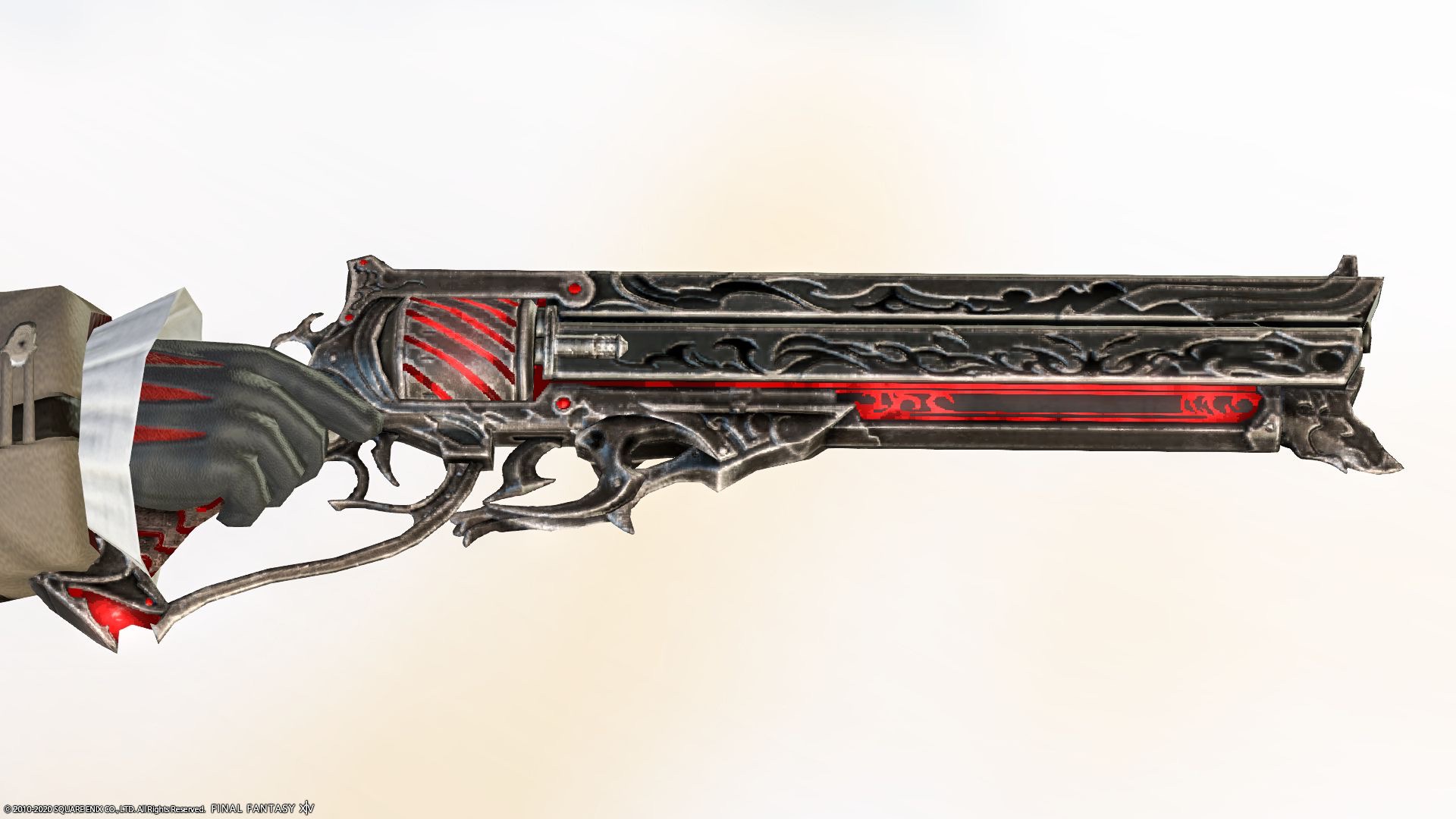 Classic red revolver design Machinist gun “Deepshadow Pistol” | Norirow ...