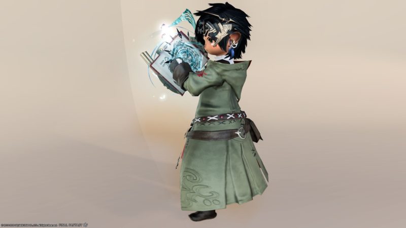 Scholar Anima Weapon 2nd Stage-Blue glowing magic book “Elements Awoken ...