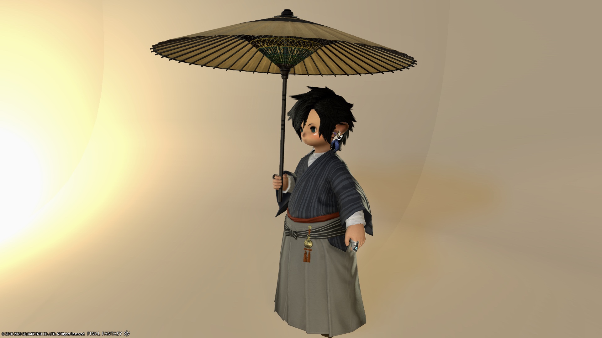A fashionable Japanese style umbrella that suits Western clothing “Gold ...