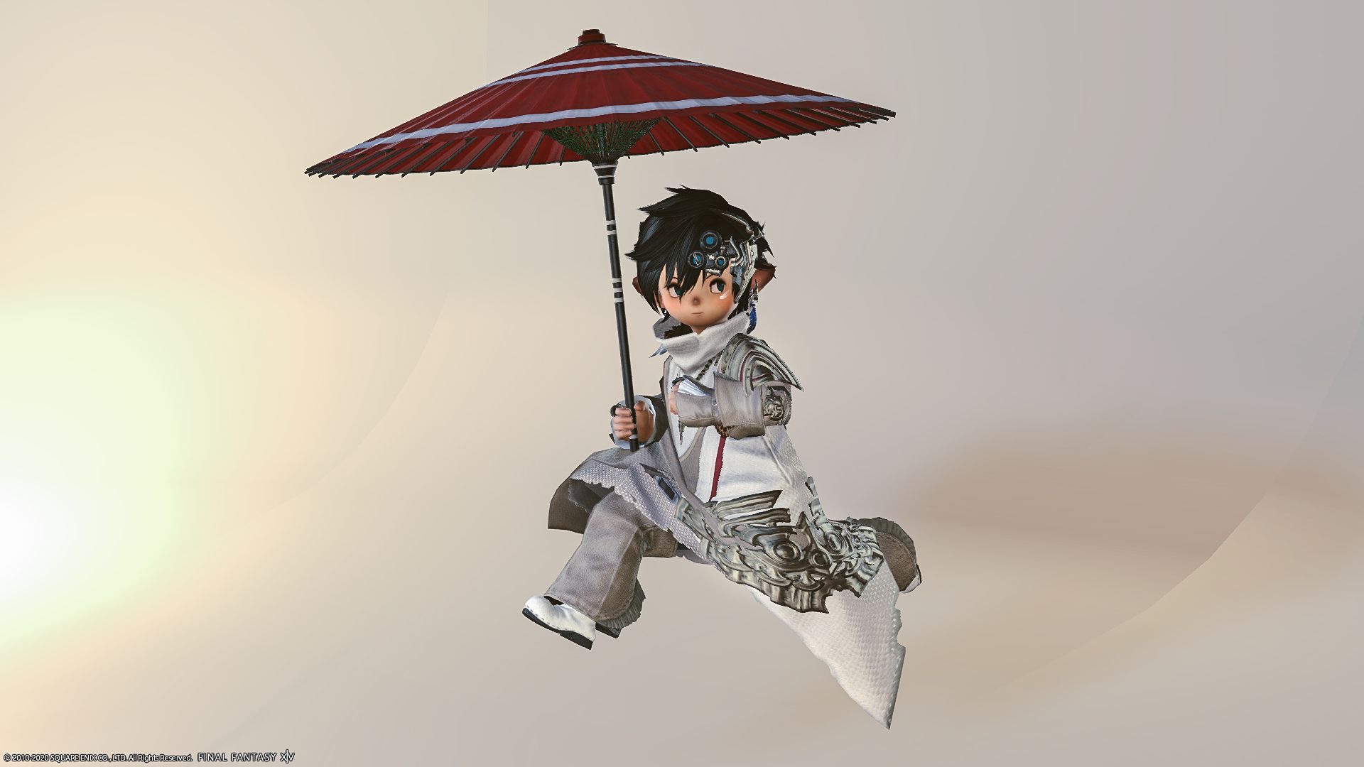 Red Japanese style umbrella “Vermilion Paper Parasol” | 【FF14】Norirow ...