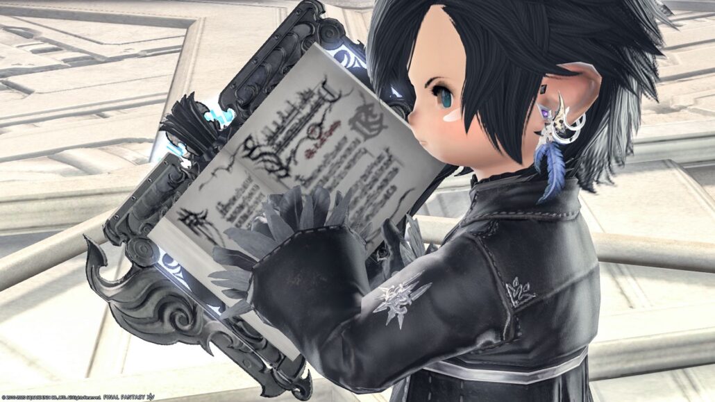 Alphascape V4.0 (Savage) Scholar Weapos / A book in which magic circles ...