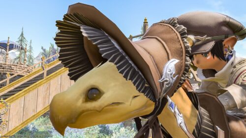 Classic and cute chocobo armor “Mandervillian Barding” | 【FF14】Norirow ...