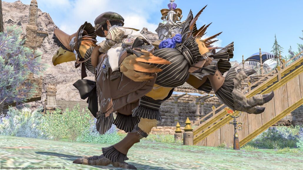 Classic and cute chocobo armor “Mandervillian Barding” | Norirow Note 〆 ...