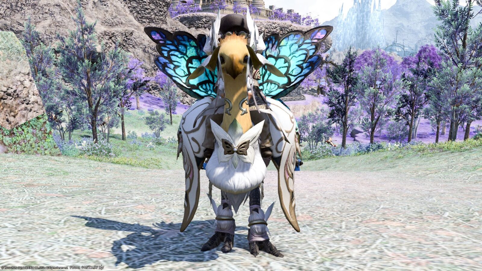 Chocobo armor “Titania Barding” with beautiful and cute big butterfly ...