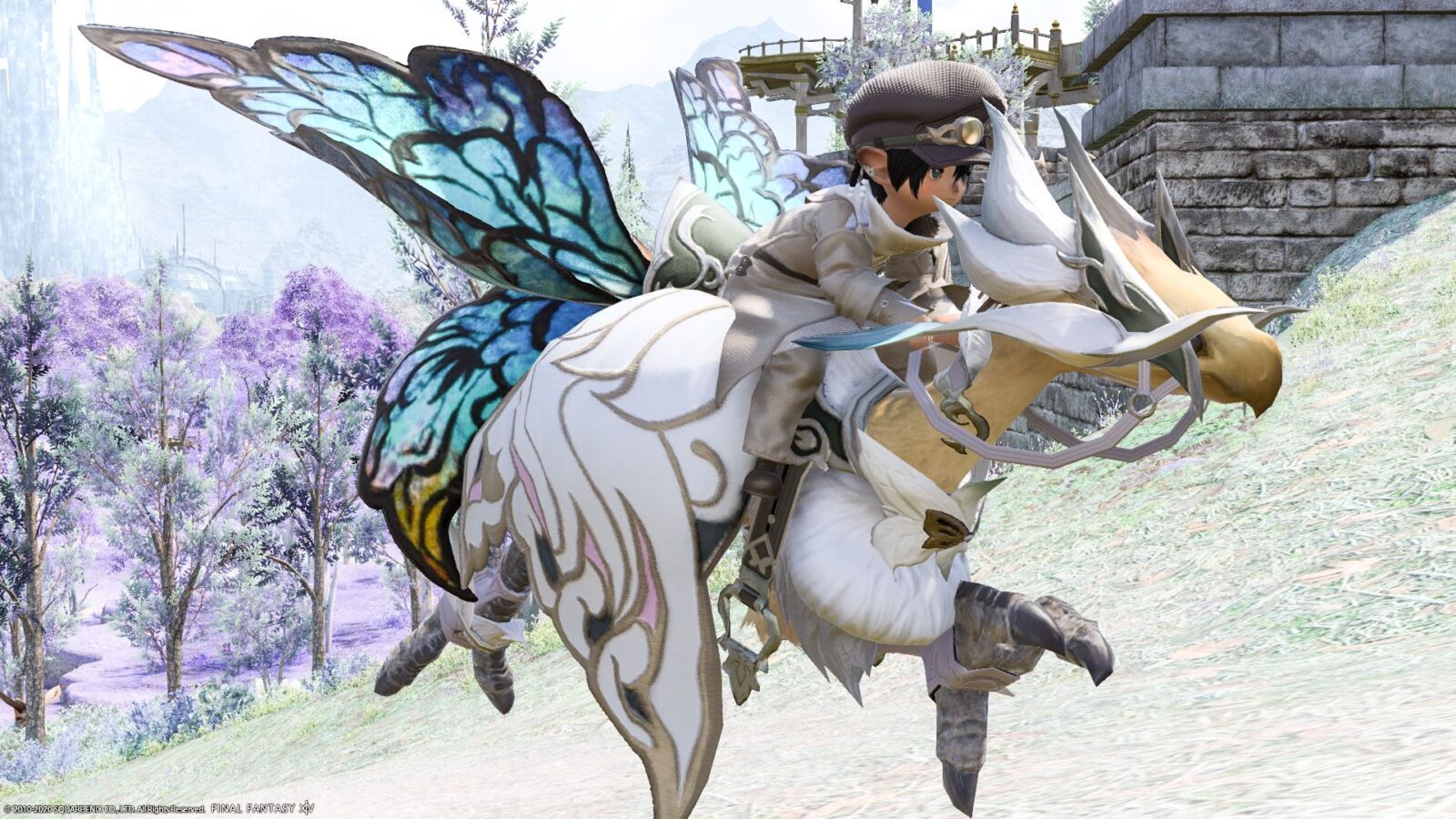 Chocobo armor “Titania Barding” with beautiful and cute big butterfly ...