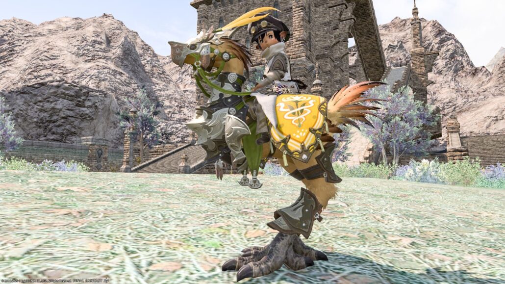Gridania’s fashionable the Order of the Twin Adder senior chocobo armor ...