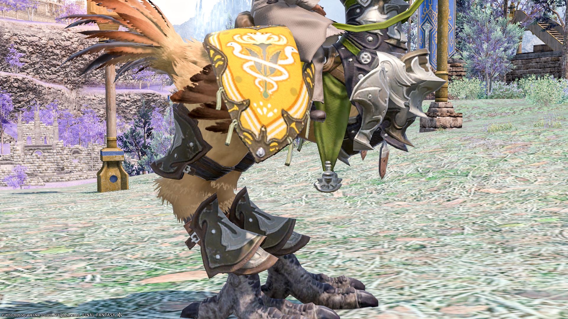 Gridania’s fashionable the Order of the Twin Adder senior chocobo armor ...