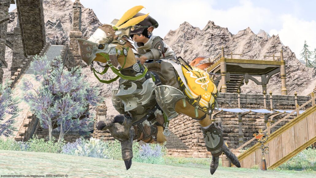 Gridania’s fashionable the Order of the Twin Adder senior chocobo armor ...