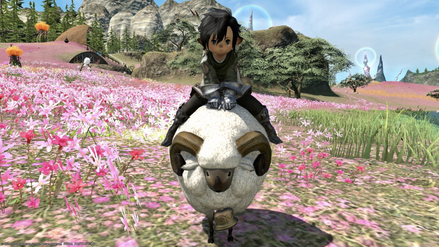 Cute sheep Mount The Firmament “Albino Karakul” | Norirow Note Eorzean ...