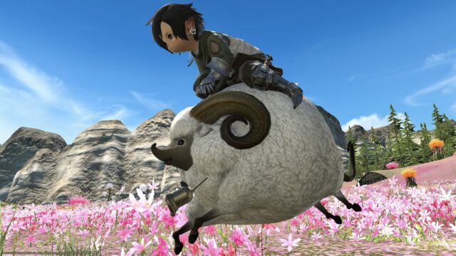 Cute sheep Mount The Firmament “Albino Karakul” | Norirow Note エオルゼア戦記 ...