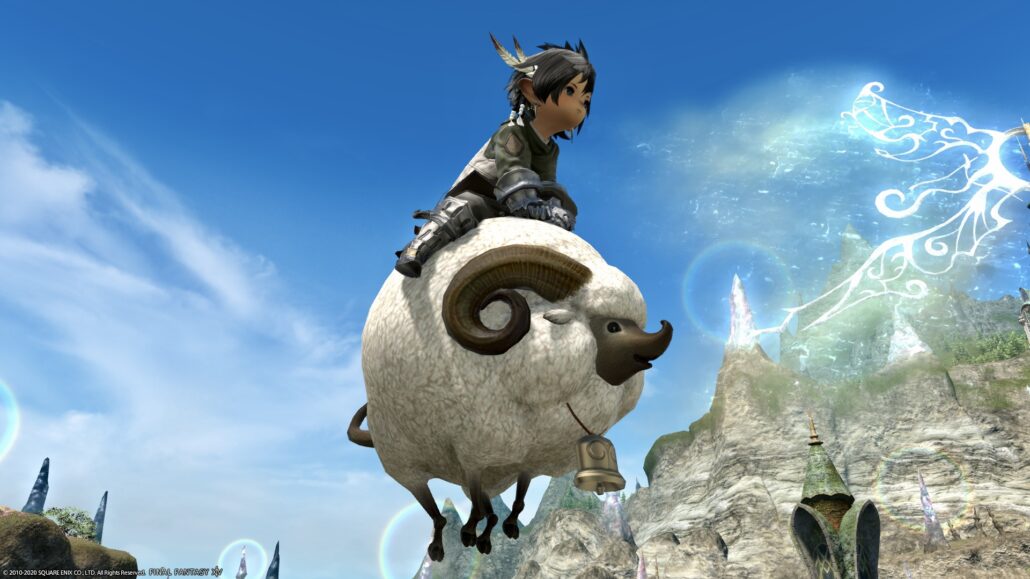 Cute sheep Mount The Firmament “Albino Karakul” | Norirow Note Eorzean ...