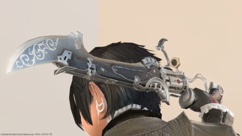 Dyeable and fashionable antique wooden gunblade “Yaita Kai” | 【FF14 ...