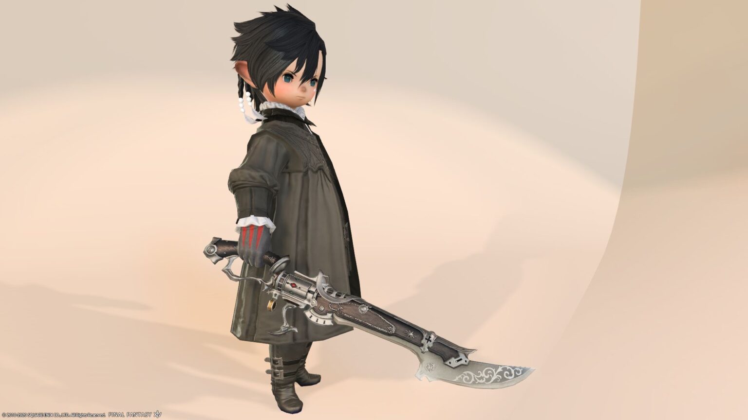 Dyeable and fashionable antique wooden gunblade “Yaita Kai” | 【FF14 ...