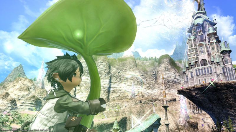 “Korpokkur Kolossus” of the grown butterbur leaf of Korpokkur | 【FF14 ...