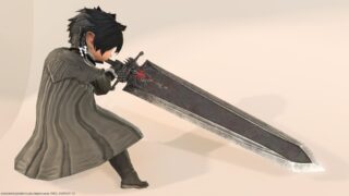 Dark knight’s super-large sword, AF4 weapon “Shadowbringer” that ...