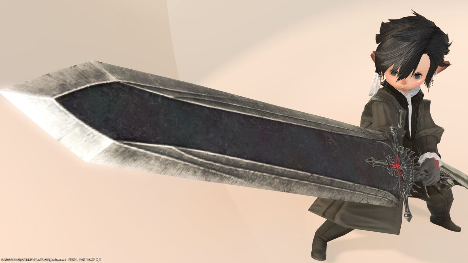 Dark knight’s super-large sword, AF4 weapon “Weathered Shadowbringer ...