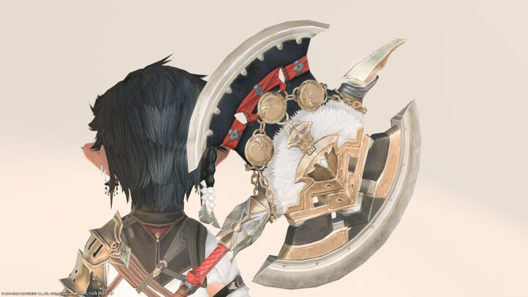 Warrior Resistance Weapon (RW) Second Form, Shining Round Moon Axe ...