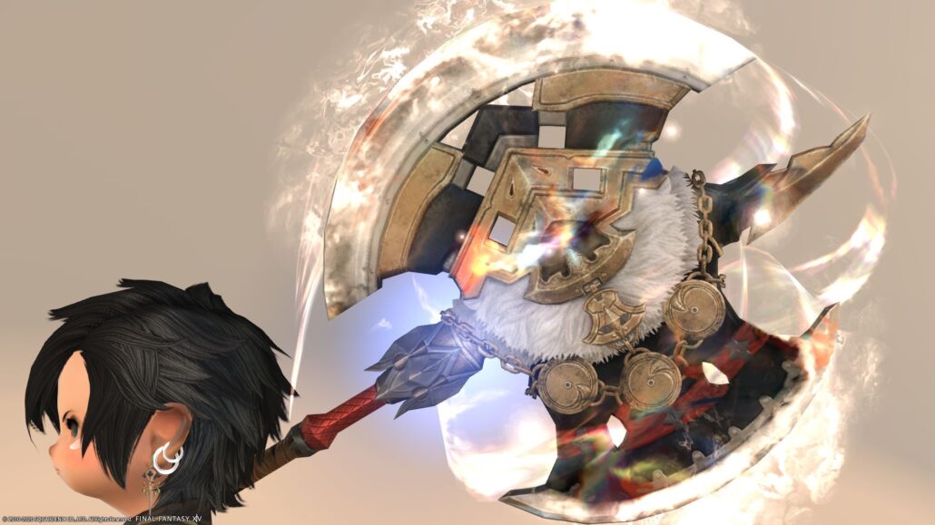 Warrior Resistance Weapon (RW) Second Form, Shining Round Moon Axe ...