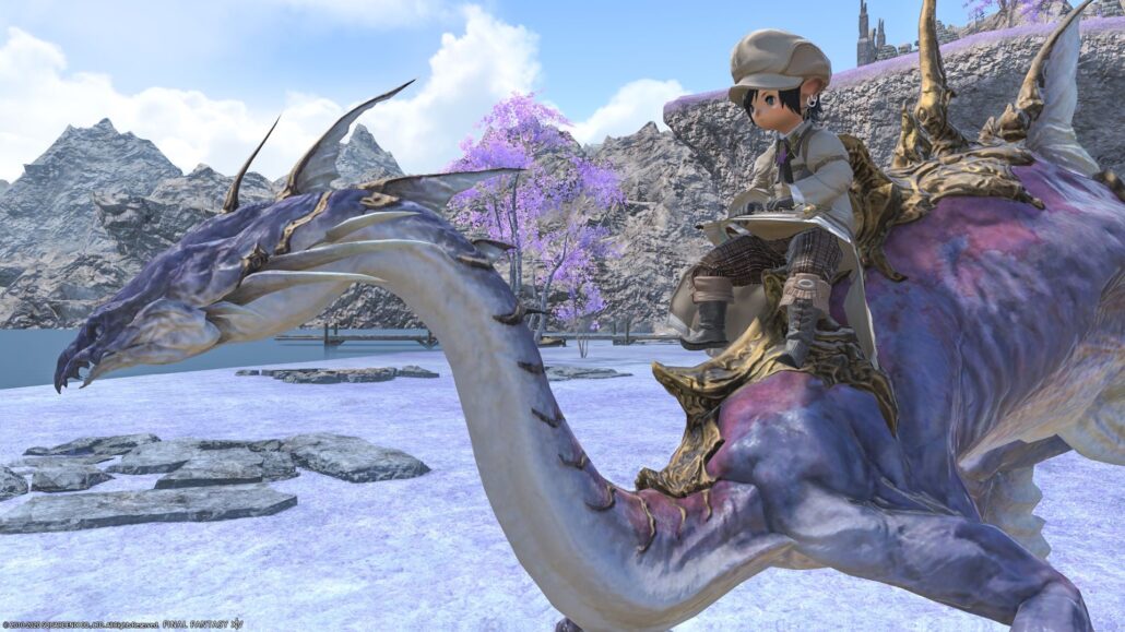 Mount Faris’s friend “Syldra”, a phantom sea dragon that appears in FF5 ...